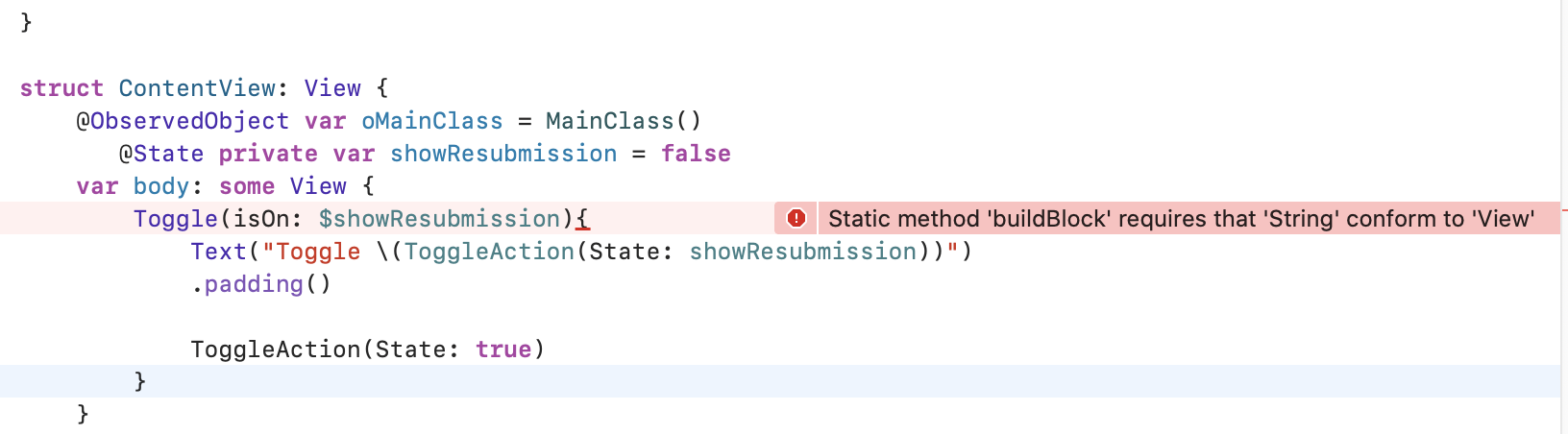 SwiftUI toggle action events – eCommerce – Tobias Stephan